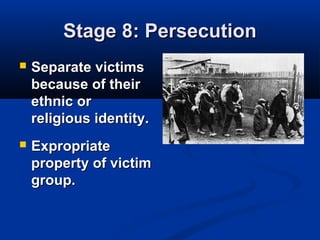 Ten stages of Genocide PowerPoint | PPT