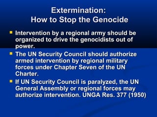 Ten stages of Genocide PowerPoint | PPT