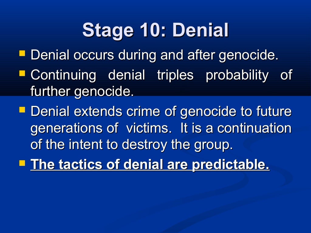 Ten stages of Genocide PowerPoint