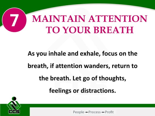 Ten steps to mindfulness meditation | PPT | Lung and Respiratory Health ...