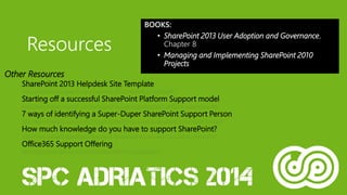 Ten Steps to Creating a SharePoint Support Model - Geoff Evelyn | PPTX