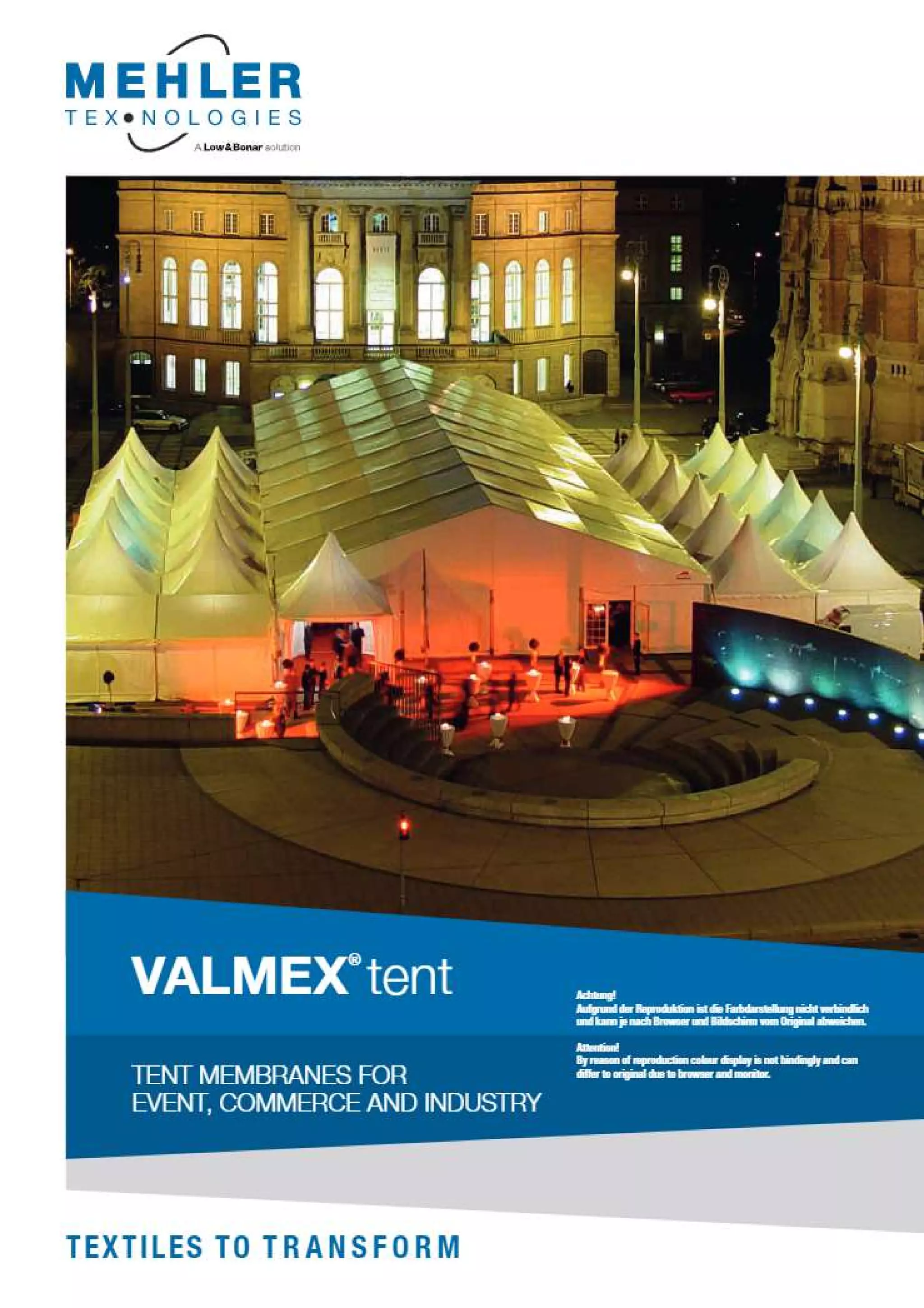 Textiles and Membrane for Tents and Temporary Structure | PDF