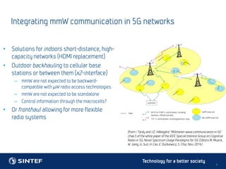 5G and Millimetre Wave Communications (author Isabelle tardy) | PPT ...