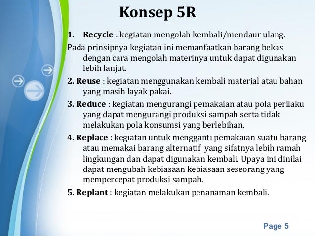 Tentang 5R