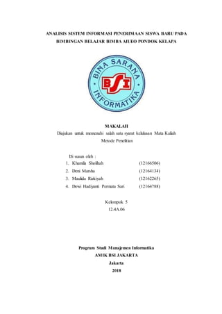 Tentang bimba aiueo | DOCX