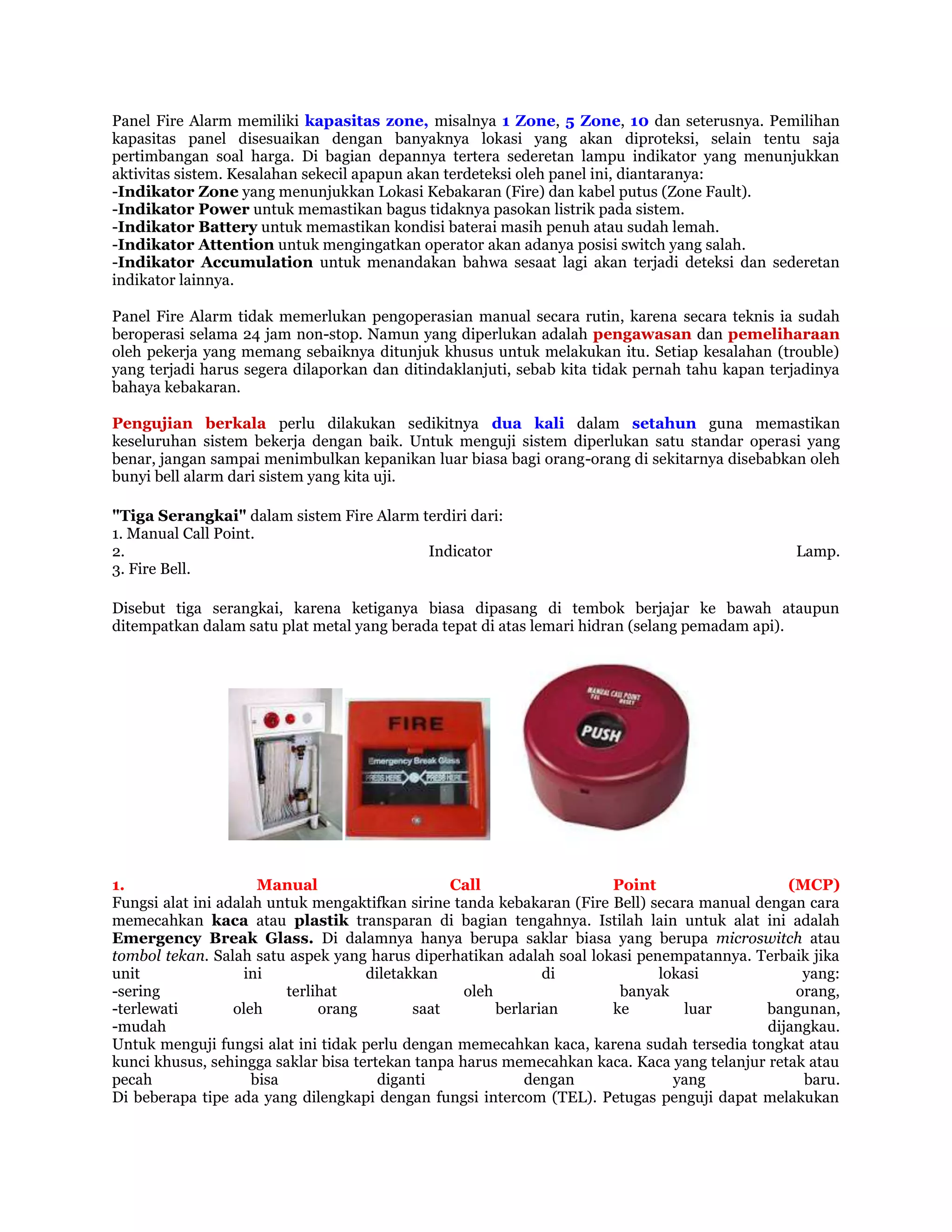 Tentang fire alarm sistem | DOCX