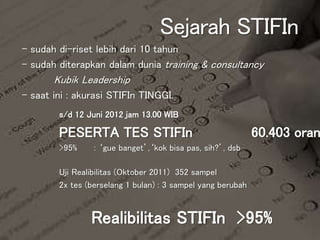 Tentang konsep stifin | PPTX