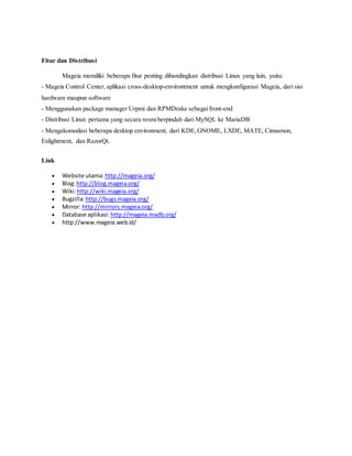 lengkap tentang linux mageia | DOCX