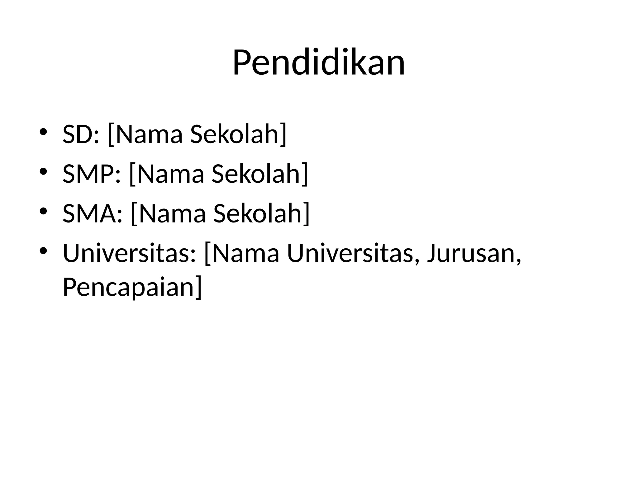 Tentang Saya Presentasi indentitas diri saya sendiri | PPTX