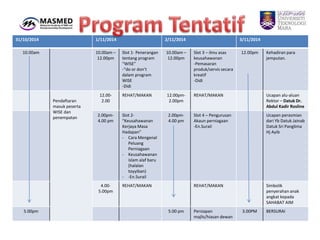 Tentatif | PPTX