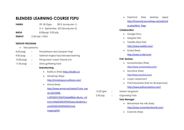 Tentatif program[1] | PPT