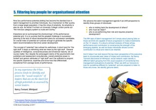 Ten Templates for Talent Management | PDF