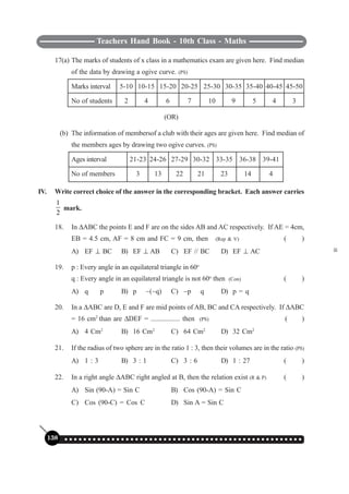 Tenth class-state syllabus-model paper-em-ts-maths | PDF