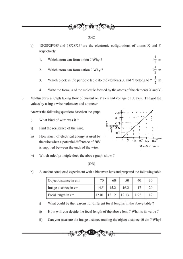 Tenth class-state syllabus-model paper-em-ts-physics | PDF