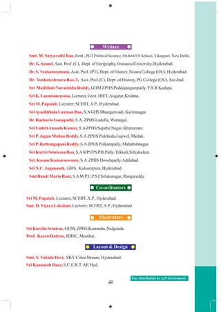 Tenth class state syllabus-text book-em-ap-ts-social studies | PDF