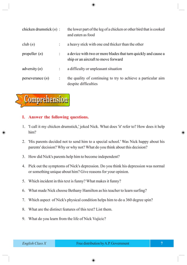 Tenth class state syllabus-text book-em-tm-ap-ts-english | PDF
