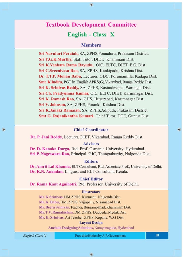Tenth class state syllabus-text book-em-tm-ap-ts-english | PDF