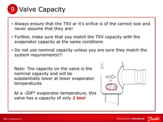 Ten things about txv operation troubleshooting - Danfoss Cooling | PPTX