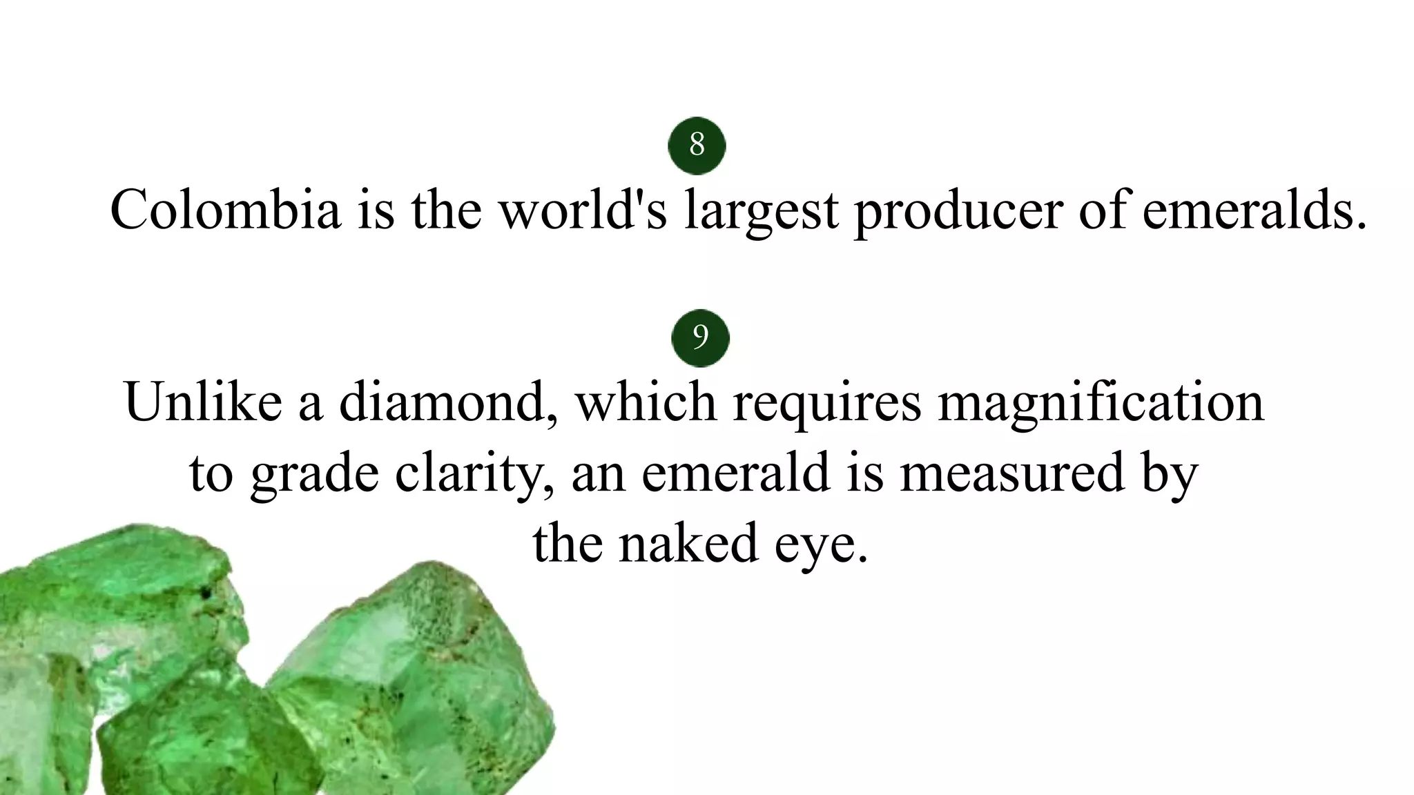 10 Things About Emeralds | PPTX | Jewelry Making | Arts and Crafts