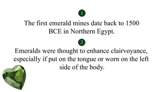 10 Things About Emeralds | PPTX | Jewelry Making | Arts and Crafts