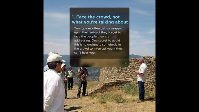 Ten Tips for Being a Good Tour Guide | PPT