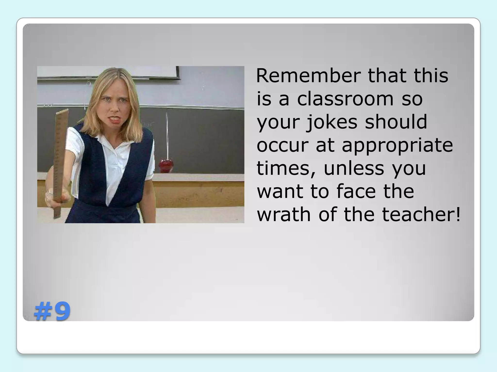 ten tips to be the class clown | PPTX