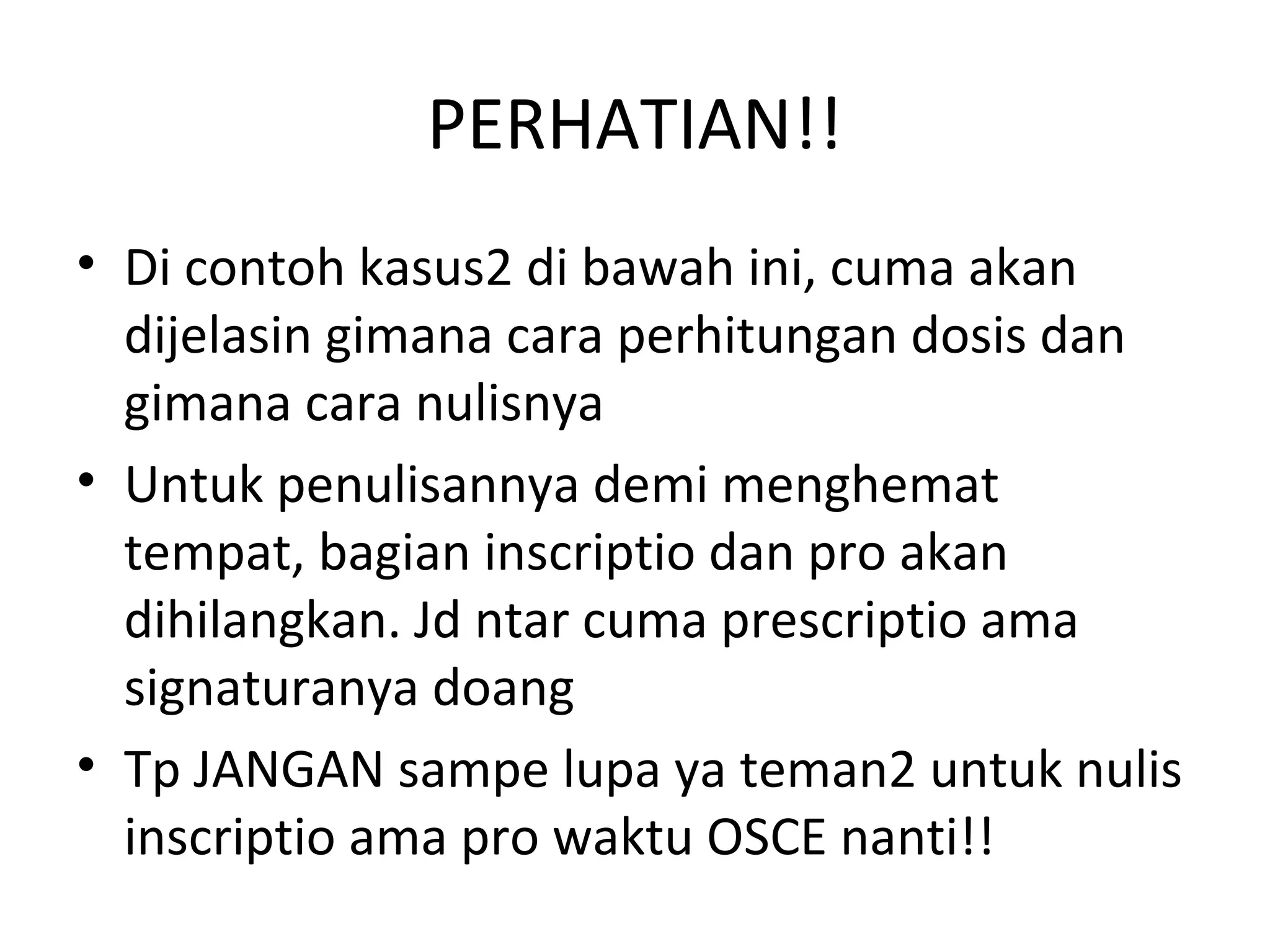 Tentir+menulis+resep+fkui2007 | PPT