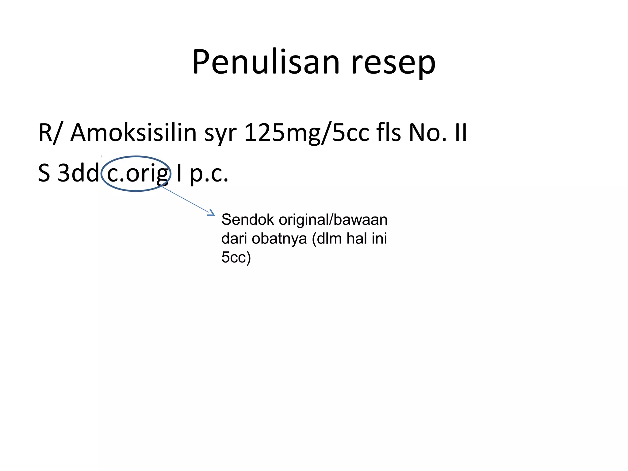 Tentir+menulis+resep+fkui2007 | PPT