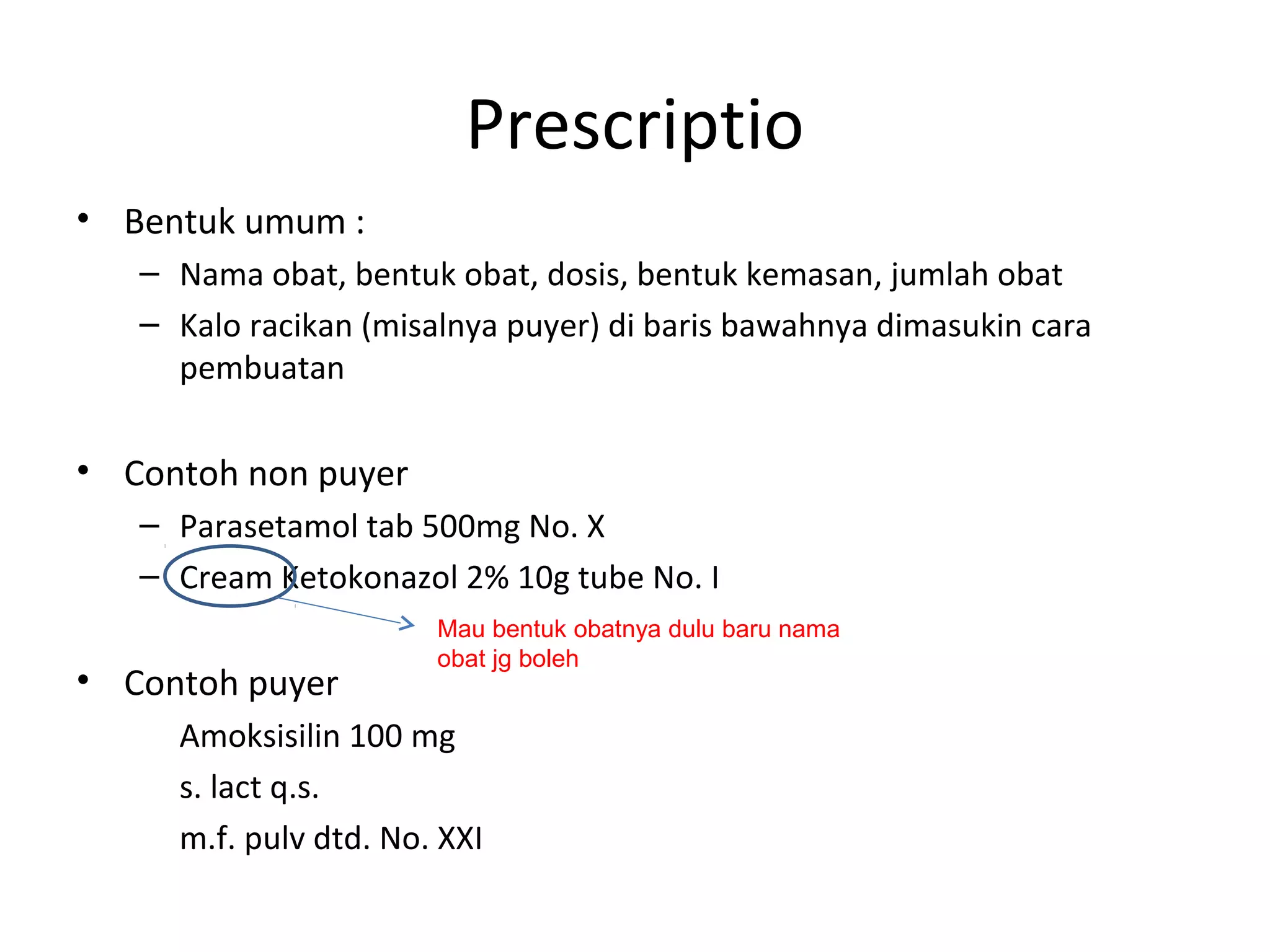 Tentir+menulis+resep+fkui2007 | PPT