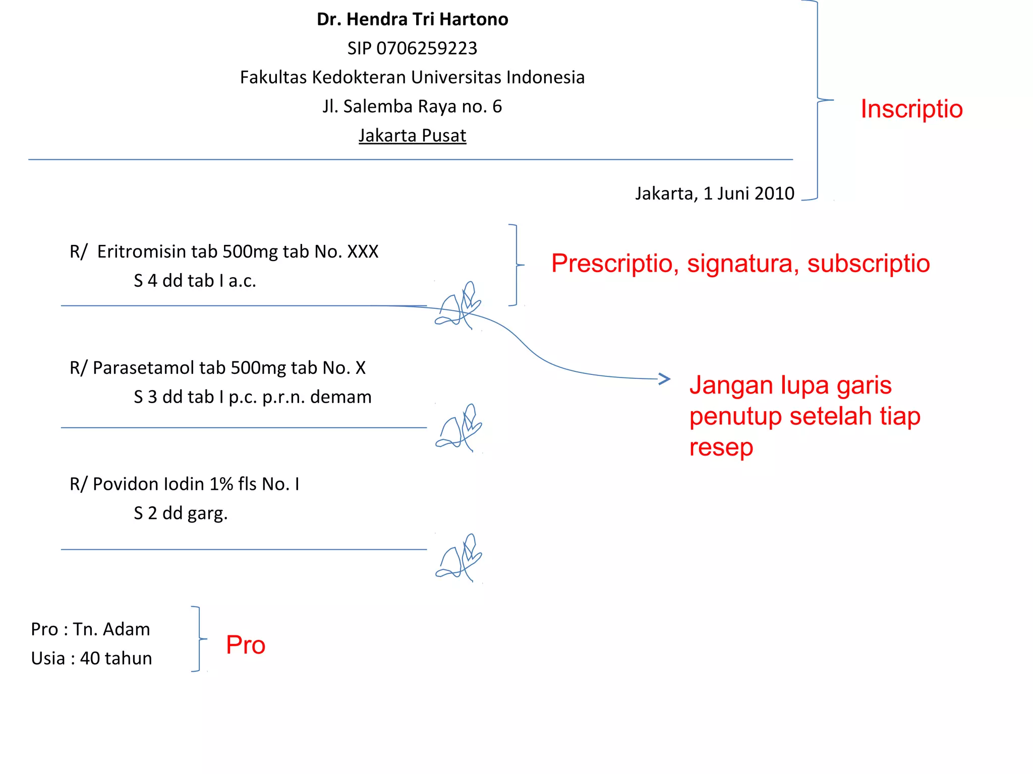 Tentir+menulis+resep+fkui2007 | PPT