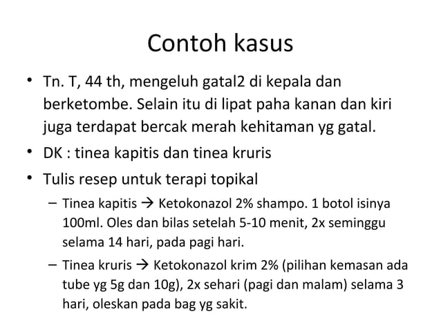 Tentir+menulis+resep+fkui2007 | PPT