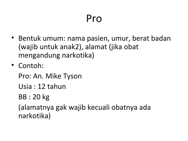 Tentir+menulis+resep+fkui2007 | PPT