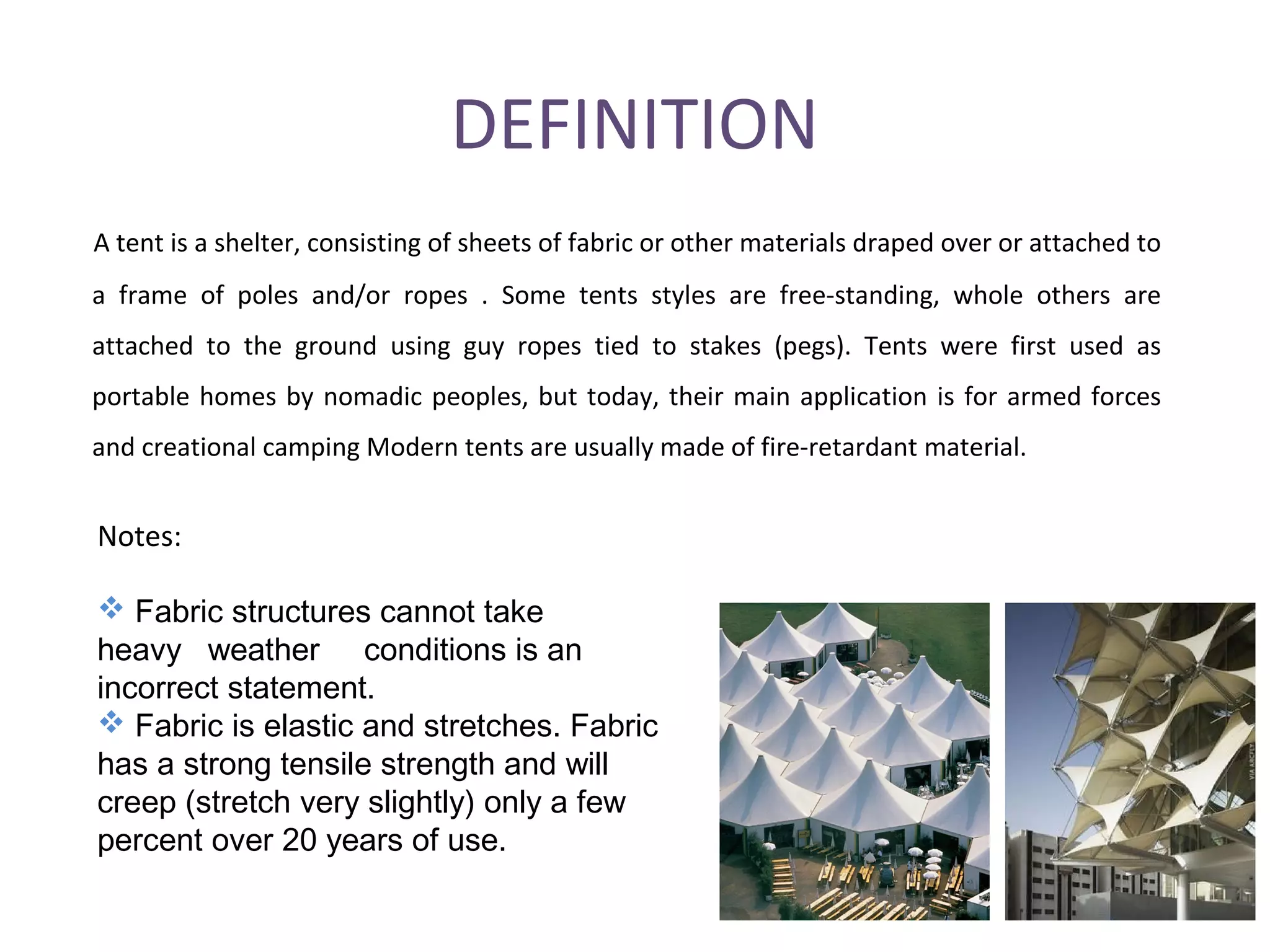 Tent structure | PPT