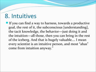 Ten types of thinking | PPT