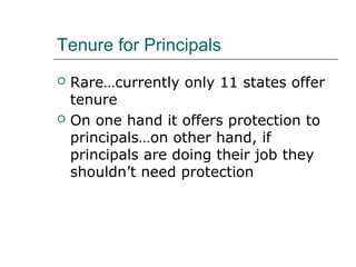 Tenure, collective bargaining, and teacher strikes | PPT