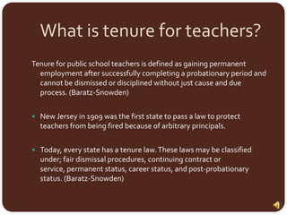 Tenure show | PPSX | Professional School | Postgraduate Education