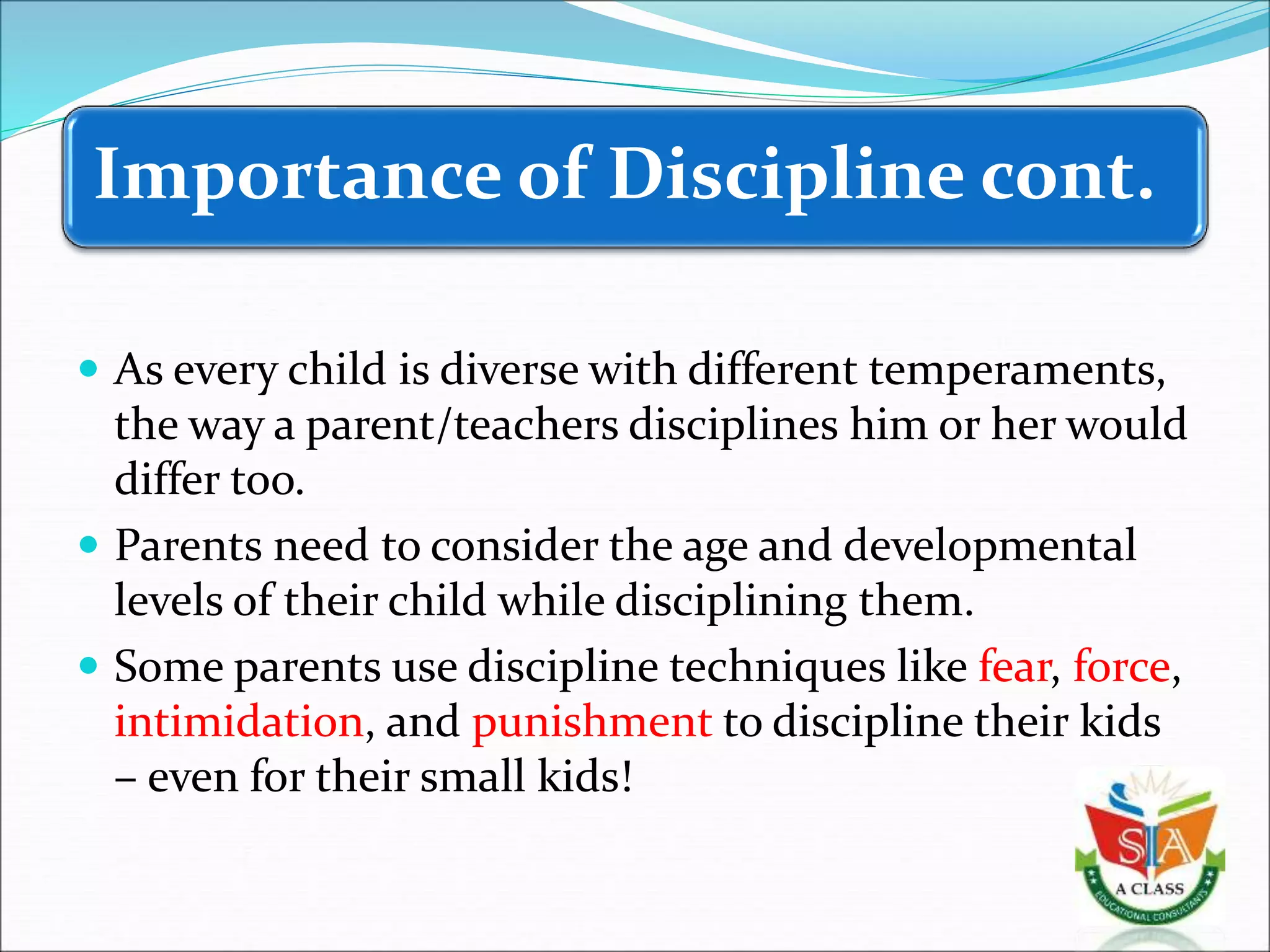 Ten ways to discipline your children | PPT