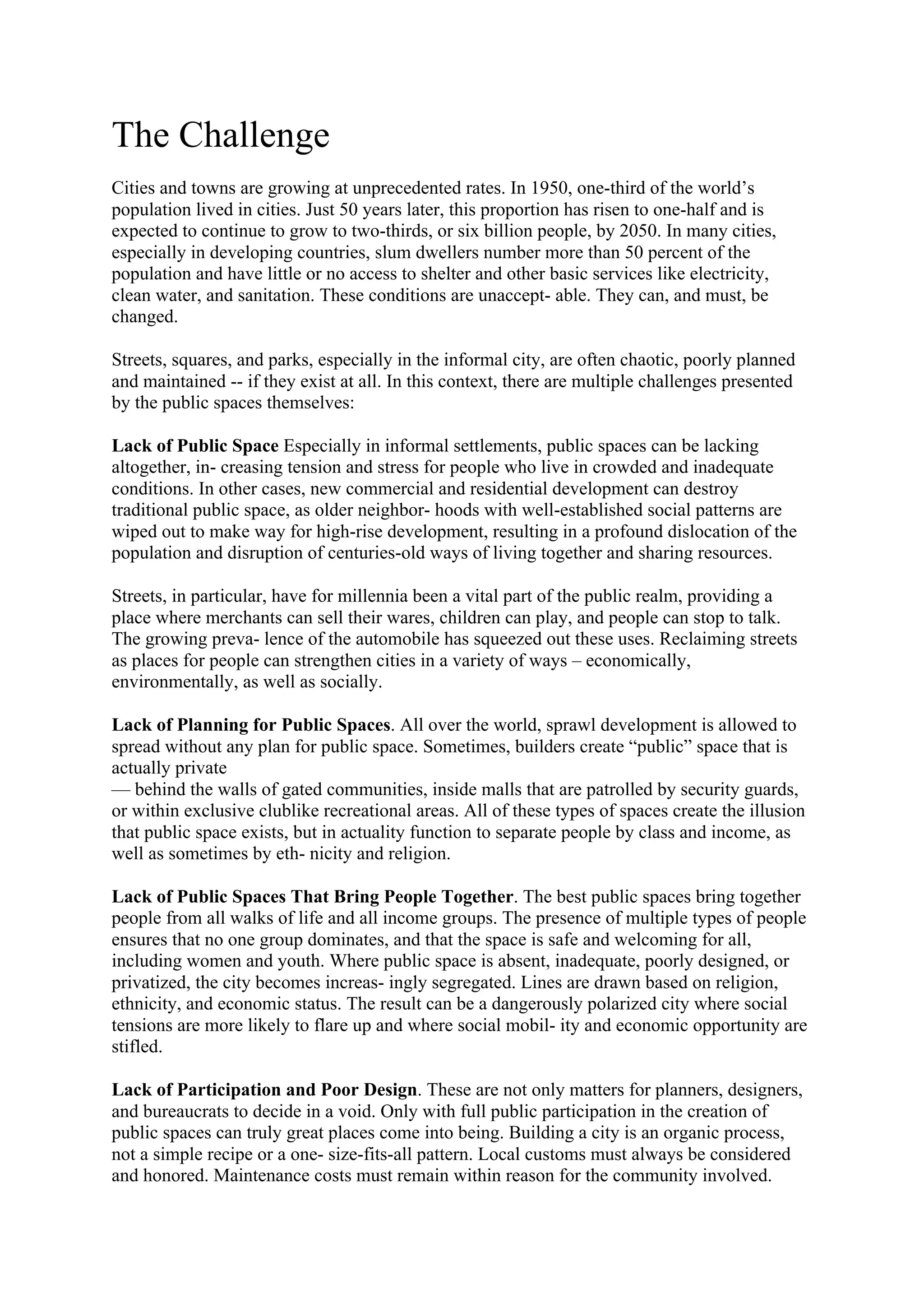 Ten ways to improve your city | PDF