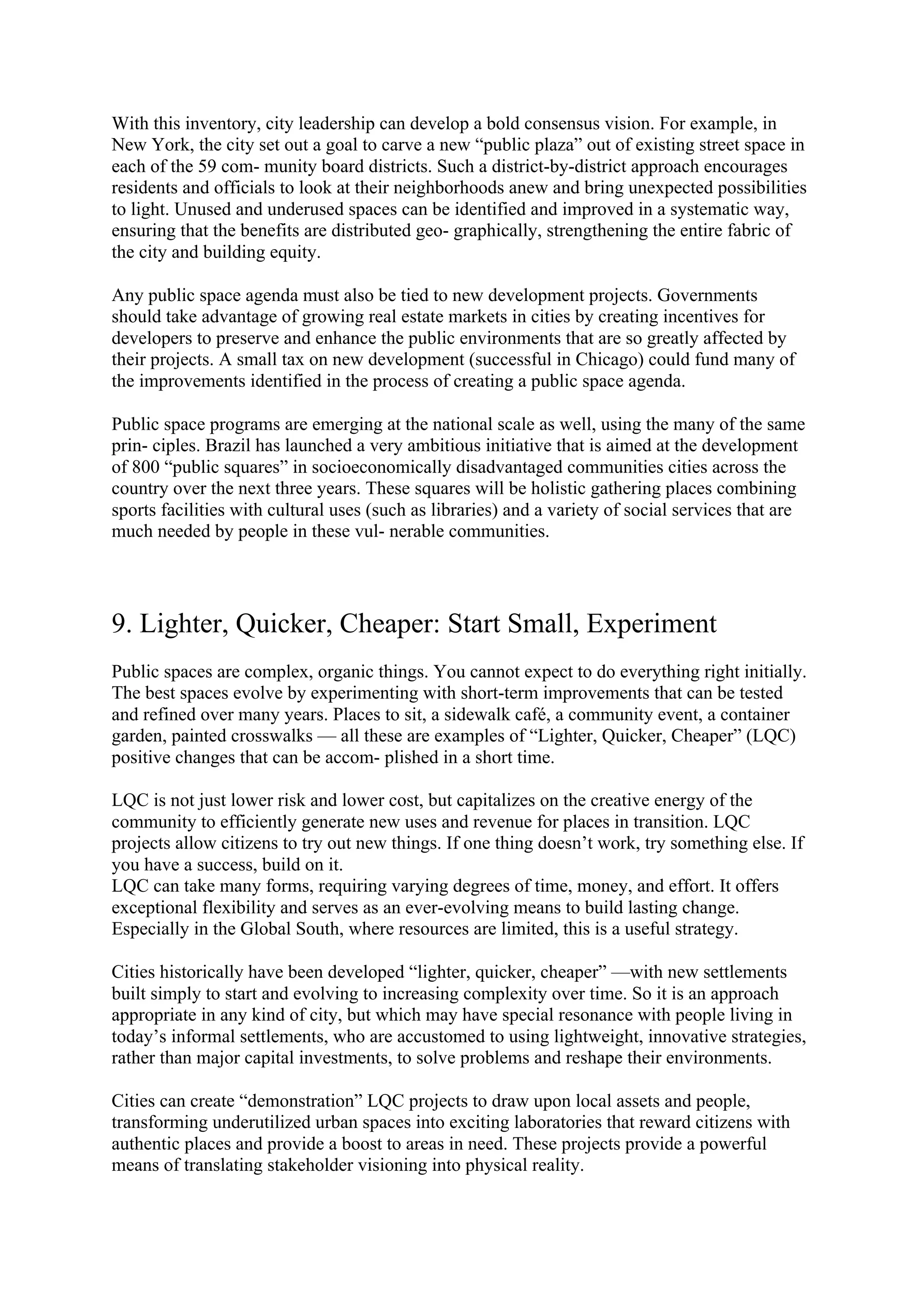 Ten ways to improve your city | PDF
