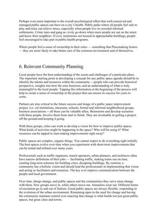 Ten ways to improve your city | PDF