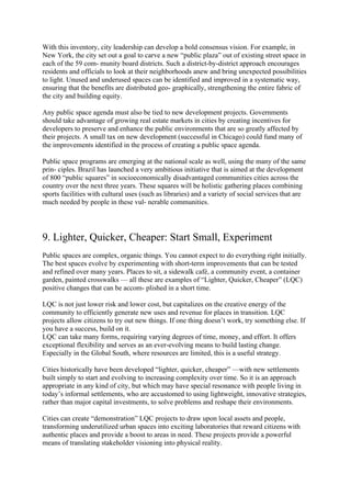 Ten ways to improve your city | PDF