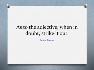 Ten ways to improve your writing | PPTX