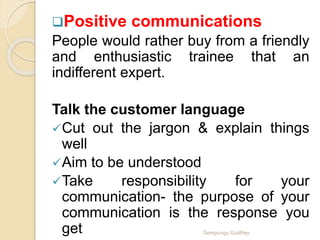 Ten ways to outstanding customer services | PPTX