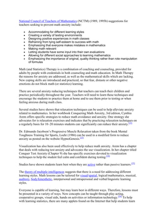 Ten ways to reduce anxiety | PDF