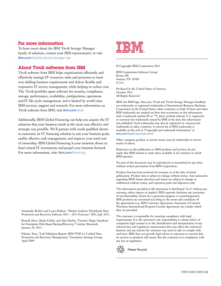 Save costs by using IBM Tivoli Storage Manager | PDF | Data Storage and Warehousing | Computing