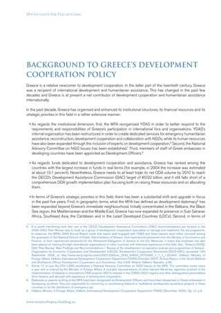Ten years of greek development cooperation and peacebuilding | PDF