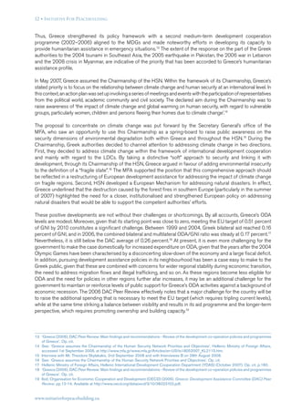 Ten years of greek development cooperation and peacebuilding | PDF