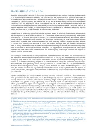 Ten years of greek development cooperation and peacebuilding | PDF