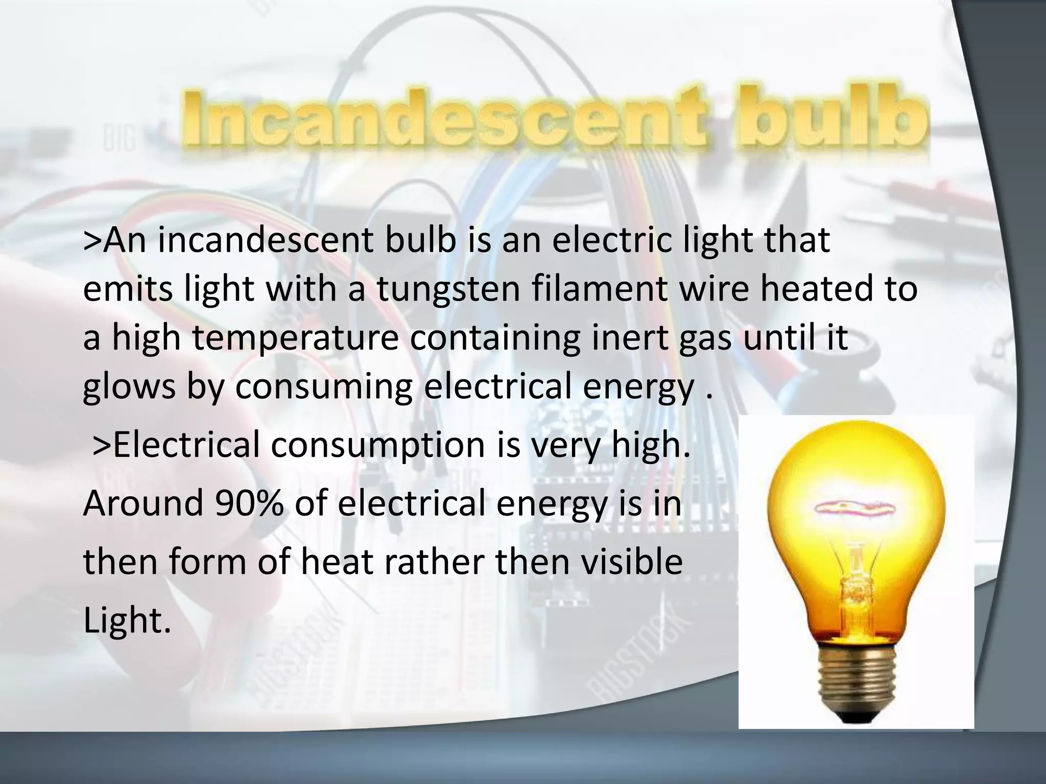 various electrical and electronic equipment at home. | PPTX