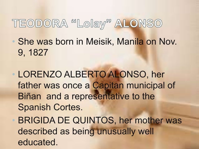 Teodora alonso (1827 1911) | PPTX